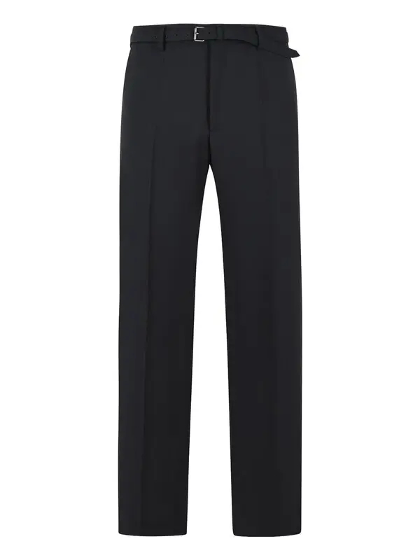 Dries Van Noten Preston Wool Pants - Black