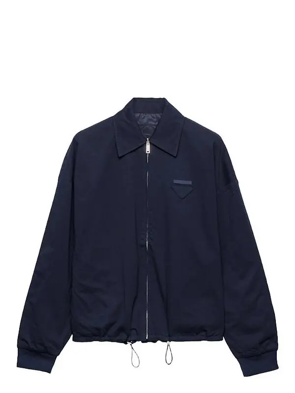 Prada Reversible Cotton-jersey Blouson Jacket - Blue