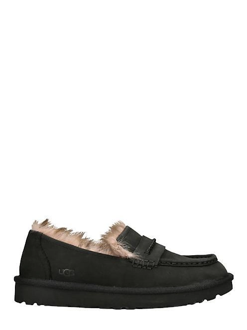 UGG Ellis Leather Loafers - Black