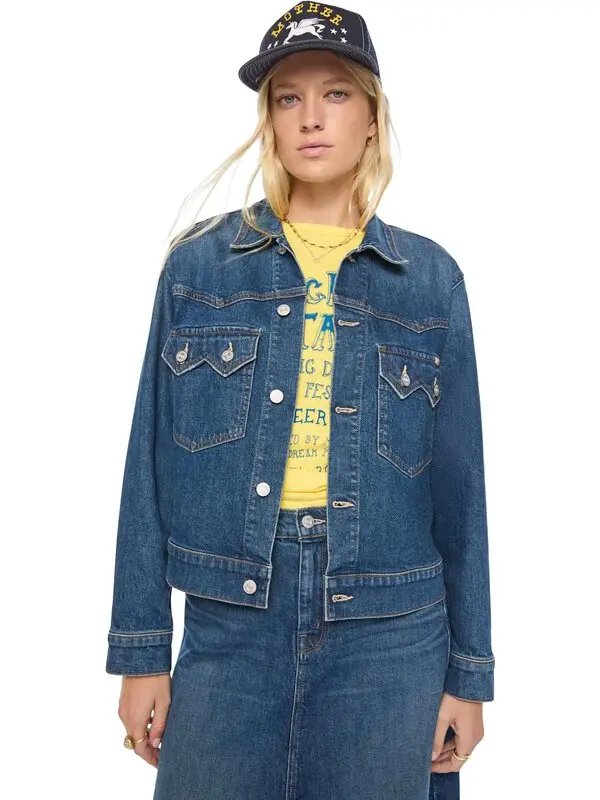 MOTHER The Sawtooth Jacket - Blue