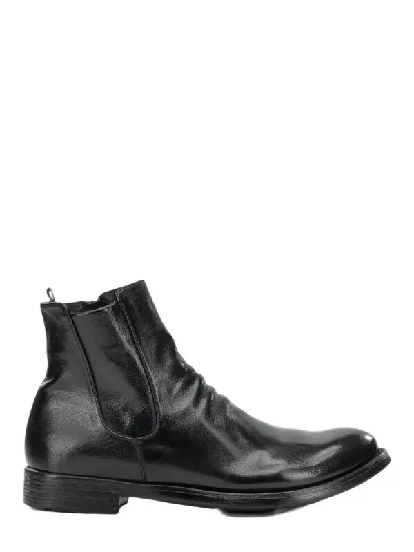 Officine Creative Hive 036 Side-zip Leather Boots - Black
