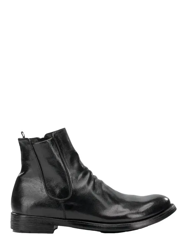 Officine Creative Hive 036 Side-zip Leather Boots - Black