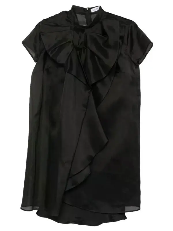 Viktor & Rolf Bow-detail Mini Dress - Black
