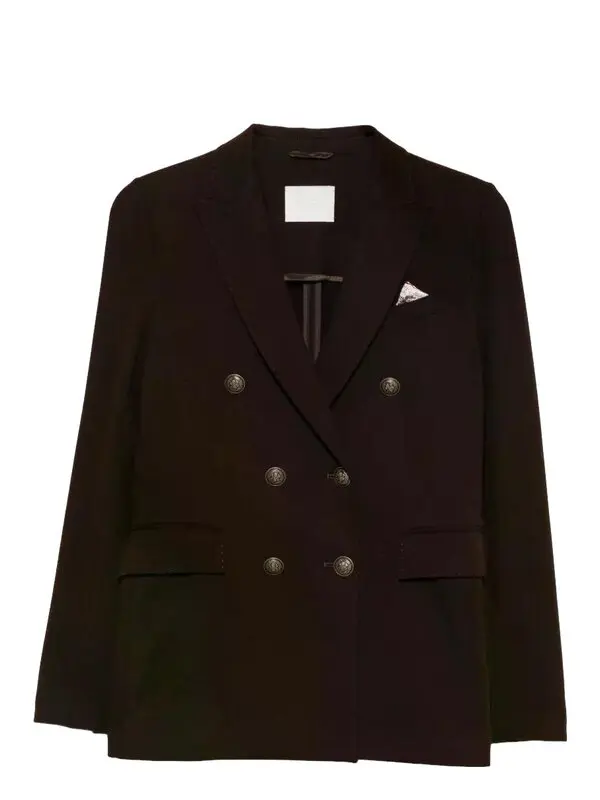 CIRCOLO 1901 Double-breasted Blazer - Brown