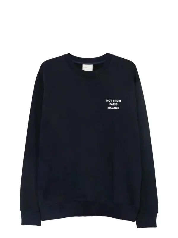 Drole De Monsieur Not From Paris Madame Sweater - Blue
