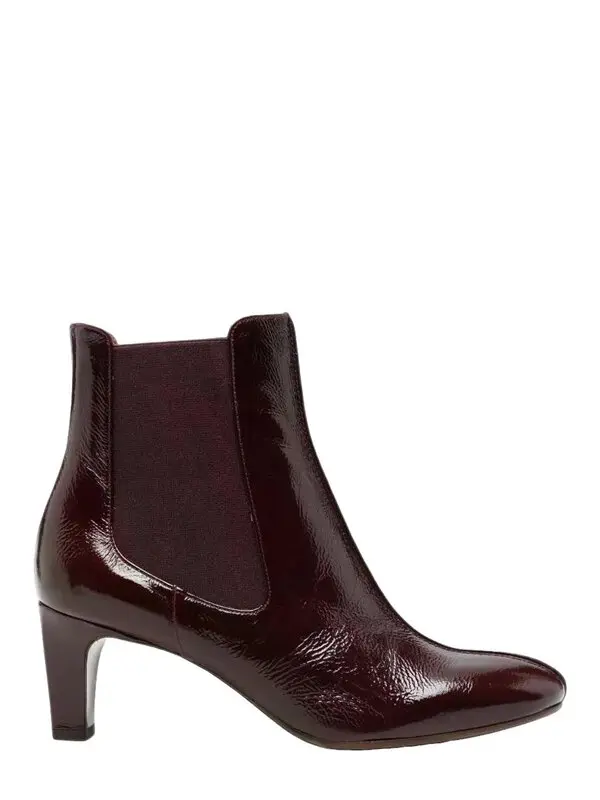 Chie Mihara Fronda Patent Leather Ankle Boots - Brown