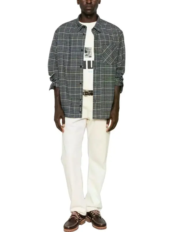 Carhartt Work In Progress Check-pattern Cotton Shirt - Blue