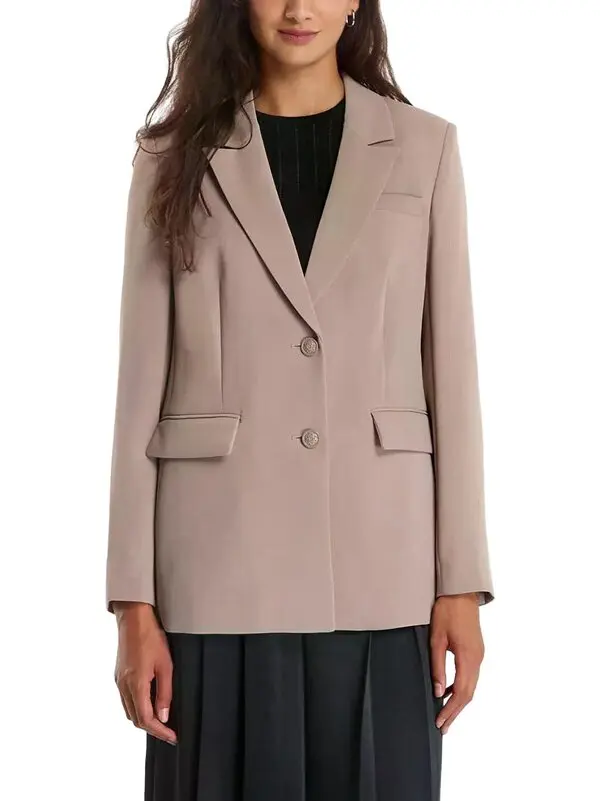 Guess Single-breasted Tailored Blazer - Neutrals