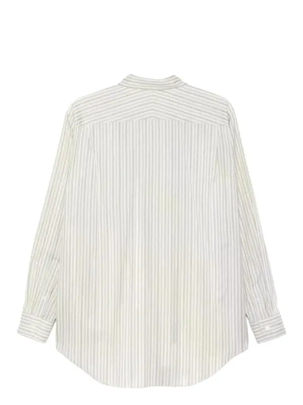 Auralee Striped Long-sleeve Shirt - Neutrals