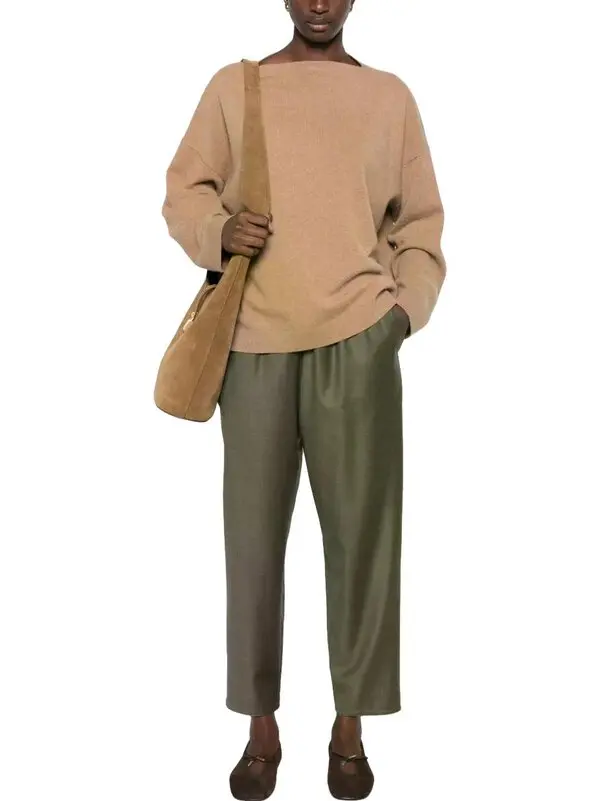 Dusan Elasticated-waistband Trousers - Green