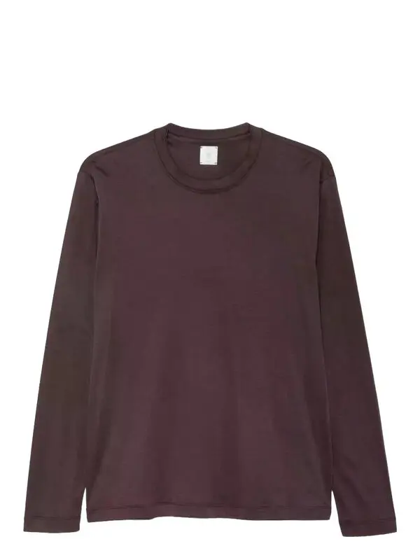 Eleventy Long-sleeve T-shirt - Purple