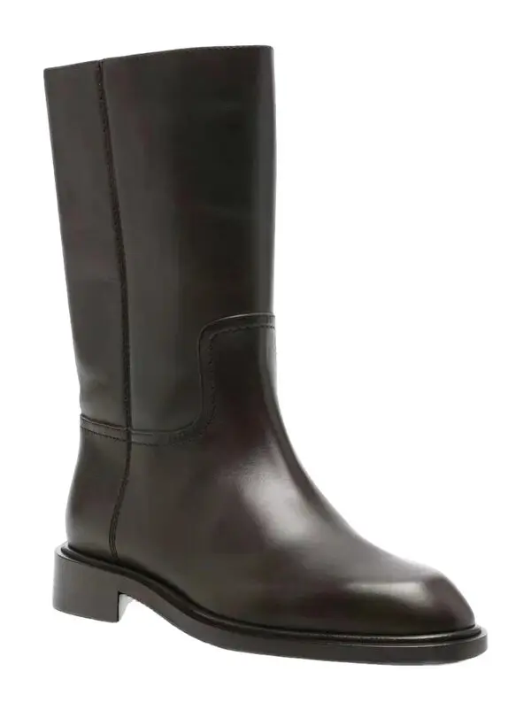 Co Tonal-stitched Boots - Brown