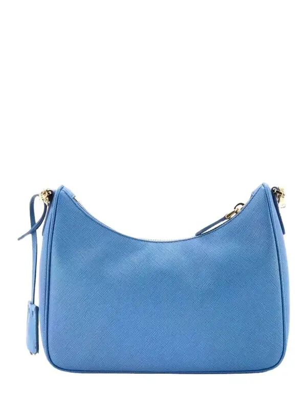 Prada Re-edition 2005 Saffiano Leather Shoulder Bag - Blue