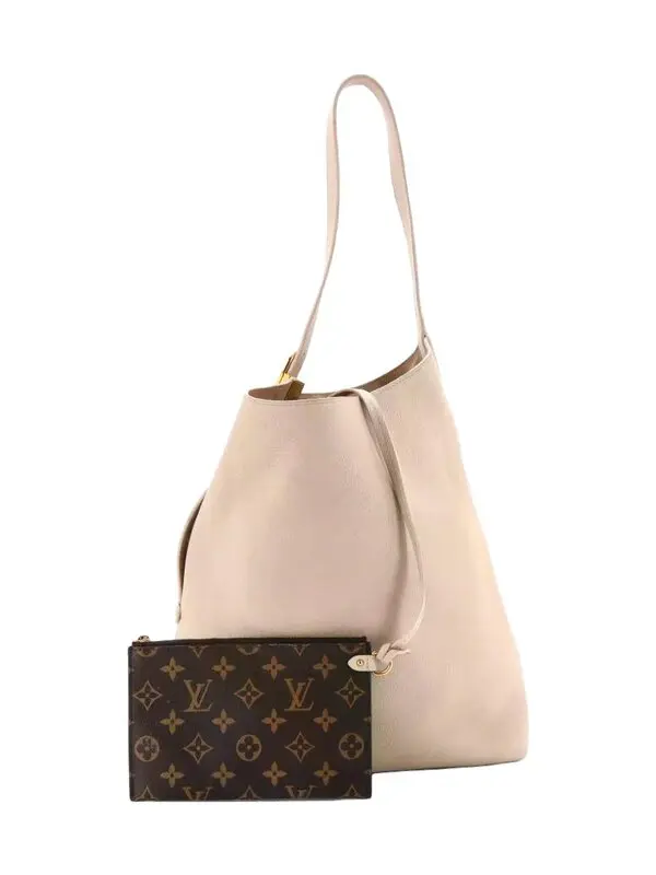LOUIS VUITTON Calfskin Mm Hobo Bag - Neutrals