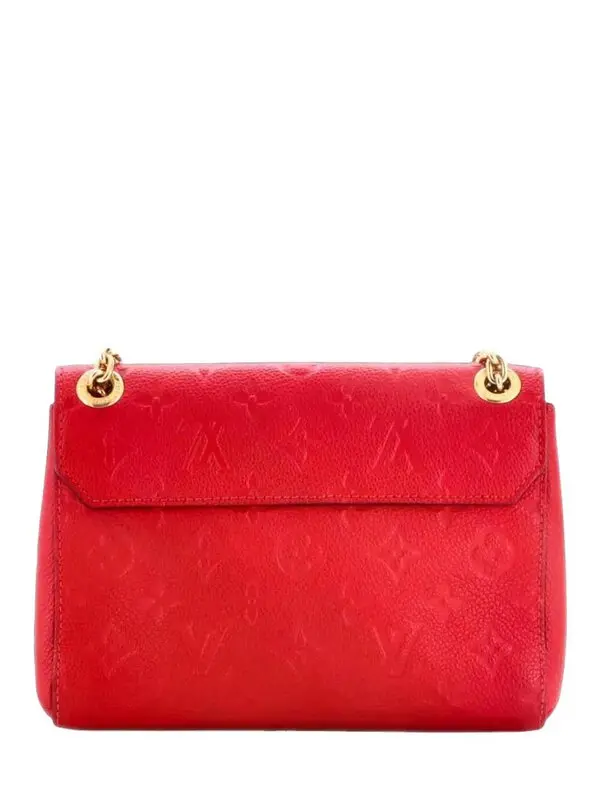 LOUIS VUITTON Vavin Handbag Monogram Empreinte Leather Bb Cross Body Bag - Red