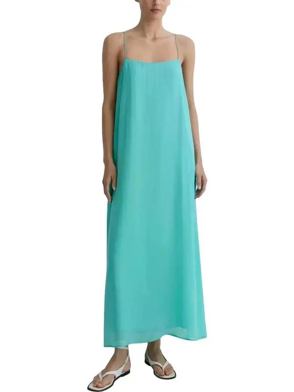 Bondi Born Capri Silk Maxi Dress - Blue