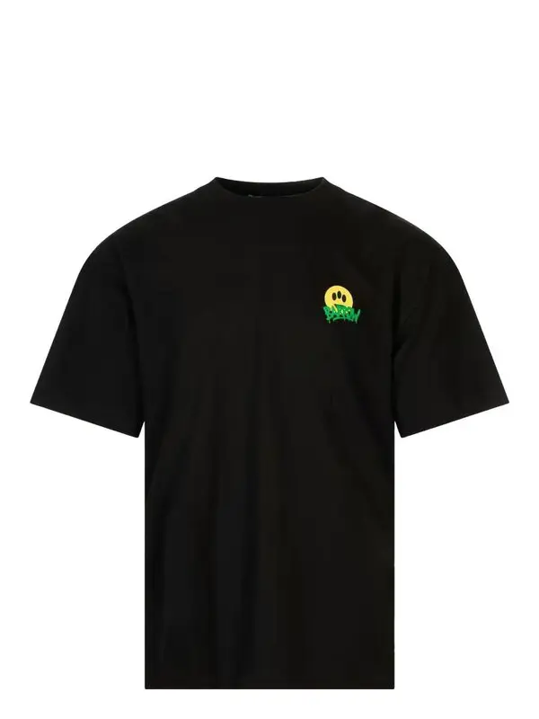 BARROW Logo-print Cotton T-shirt - Black