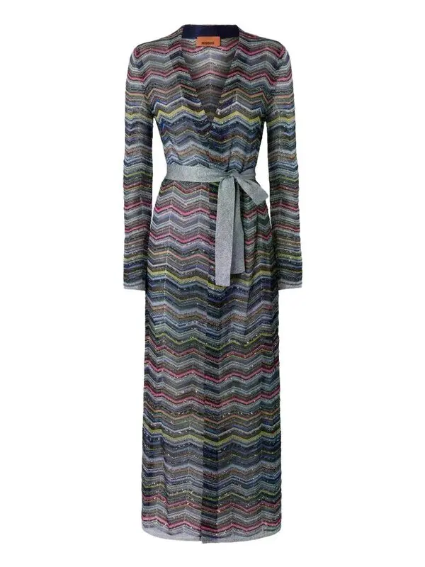 Missoni V-neck Cardigan - Blue