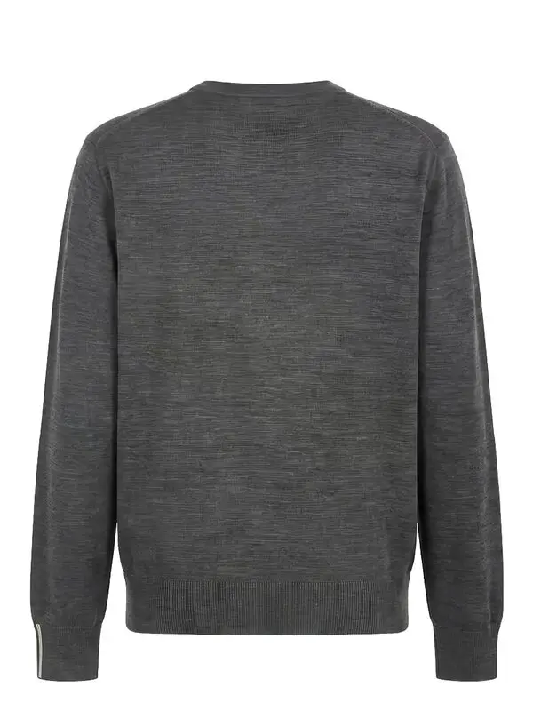 Peserico Crew-neck Knitted Sweater - Grey