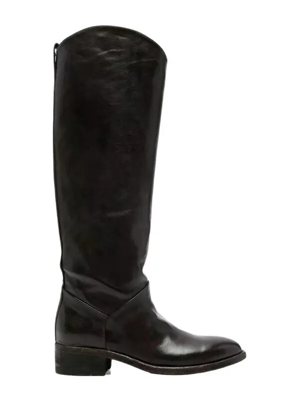 Officine Creative Leather Knee-high Boots - Brown