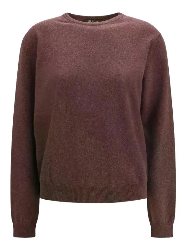 Loro Piana Cashmere Crew-neck Sweater - Red