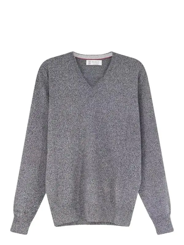 Brunello Cucinelli V-neck Sweater - Grey