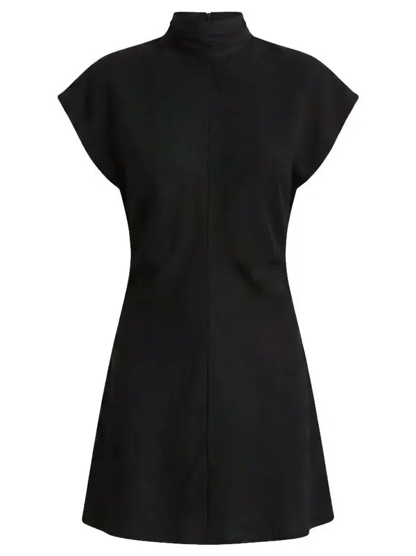 Bondi Born Ardea Tie-neck Mini Dress - Black