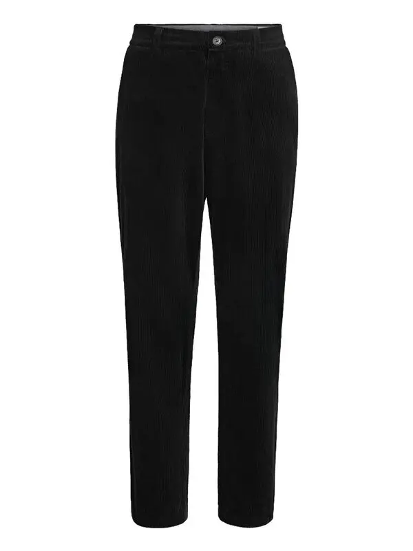 Brunello Cucinelli Garment-dyed Corduroy Trousers - Black