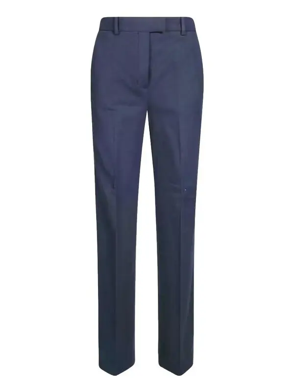 CIRCOLO 1901 Pressed-crease Tailored Trousers - Blue