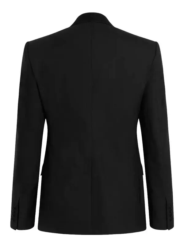 Dolce & Gabbana Single-breasted Wool Tuxedo Sicilia Light Suit - Black