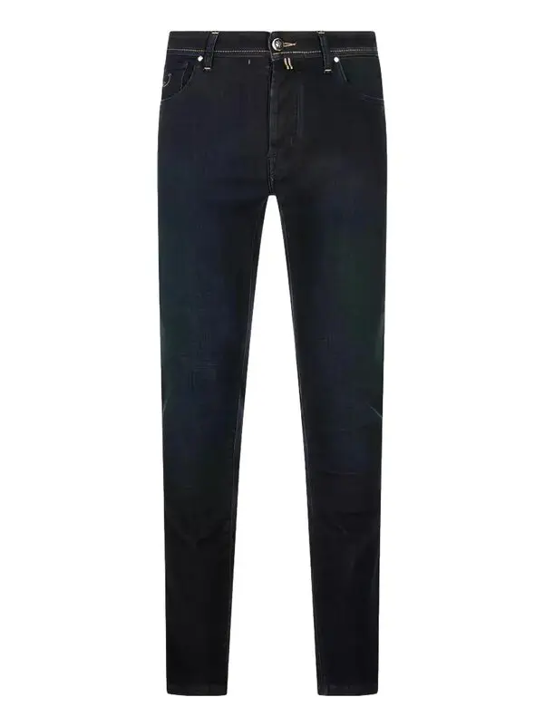 Jacob Cohen Logo-patch Slim-fit Jeans - Blue
