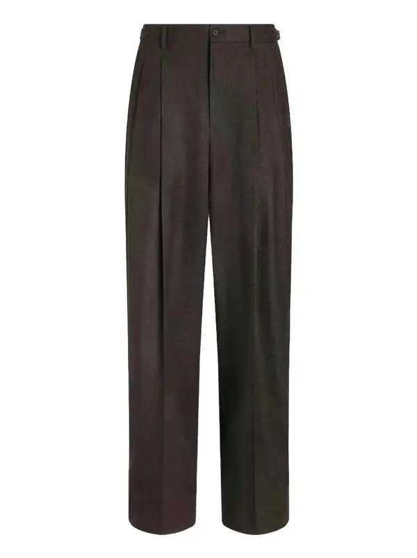 Dolce & Gabbana Wool Trousers - Brown