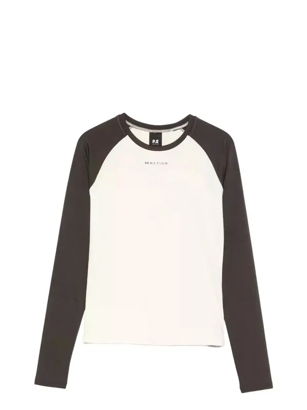 P.E Nation Signature Raglan-sleeve T-shirt - Neutrals