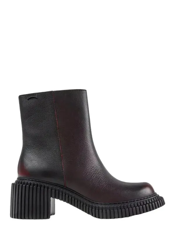 Camper Pix London Ankle Boots - Red