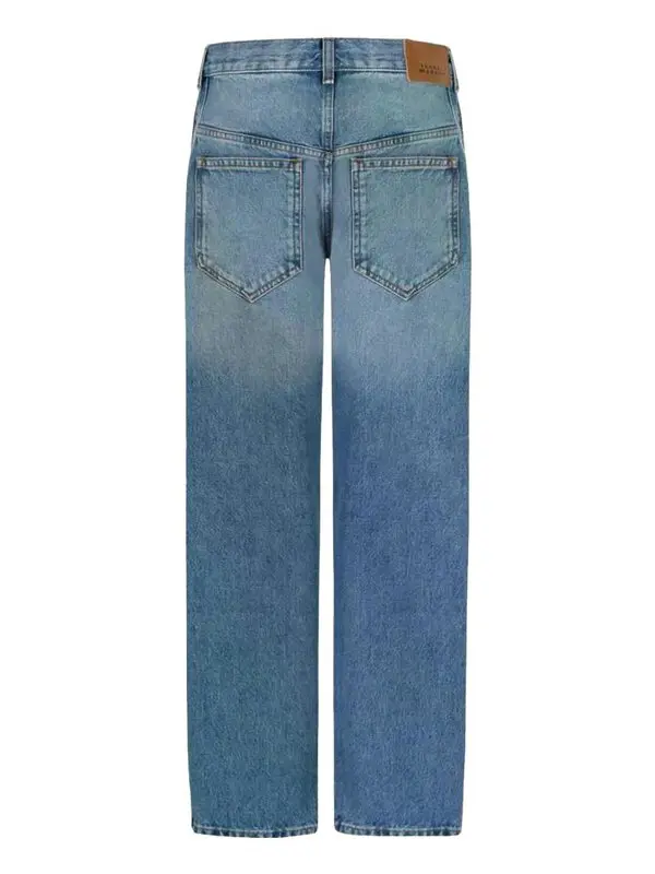 Isabel Marant Étoile Oriane Logo-patch Straight-leg Jeans - Blue