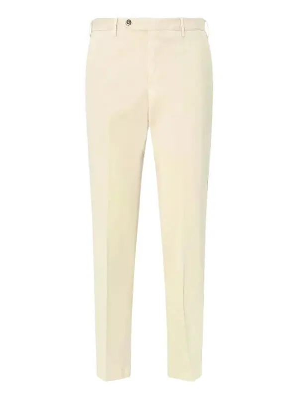 PT TORINO Logo-plaque Tailored Trousers - Neutrals