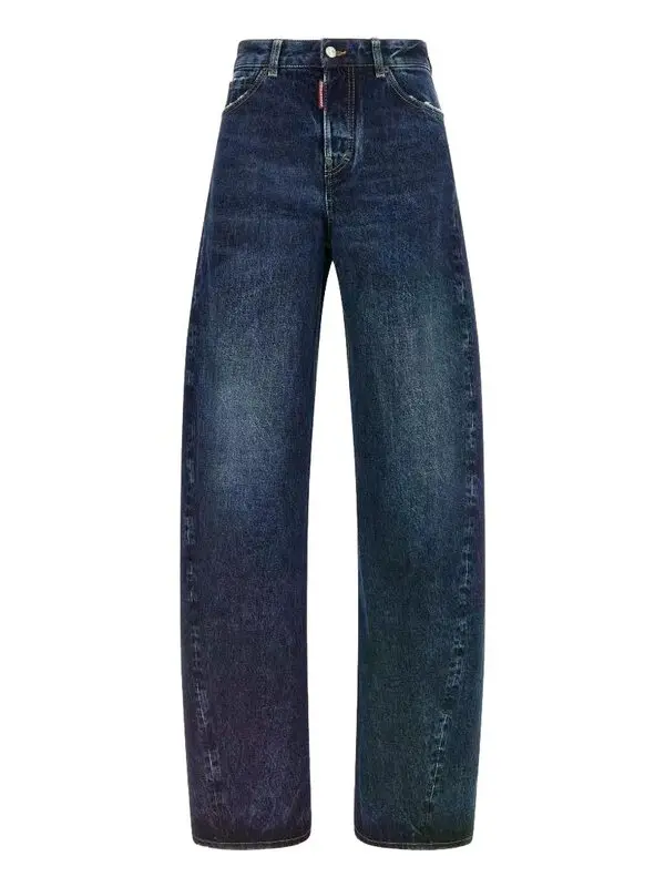 Dsquared2 Loose Twirl Twisted-seam Jeans - Blue