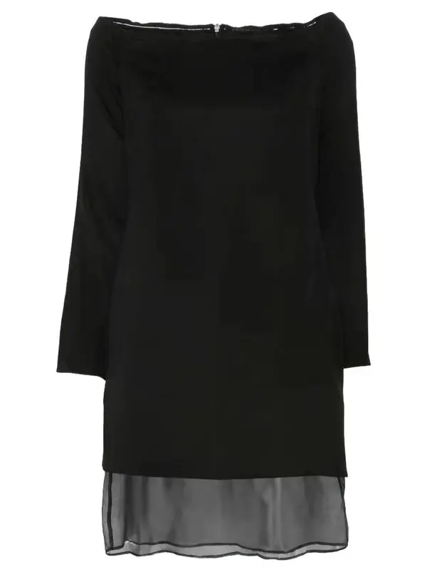 ESSE STUDIOS Off-shoulder Mini Dress - Black