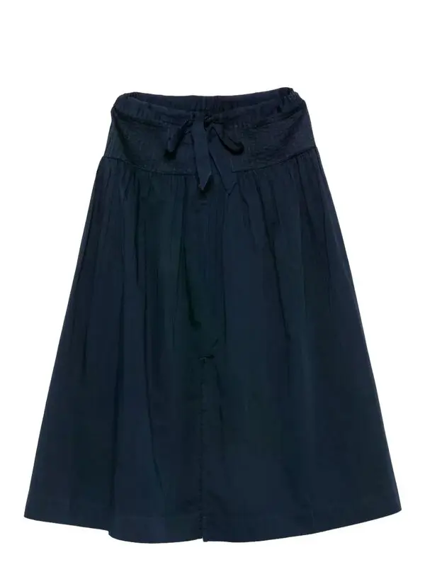 DAMSON MADDER Josie Smocked Skirt - Blue