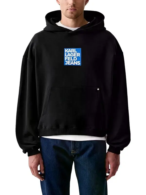 Karl Lagerfeld Logo-print Hoodie - Black