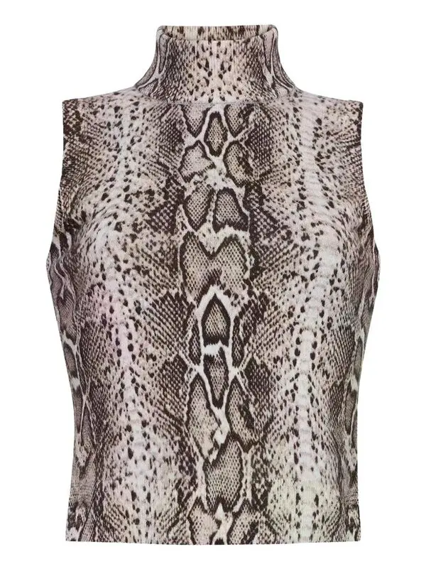 Cara Cara Dean Animal-print Top - Neutrals