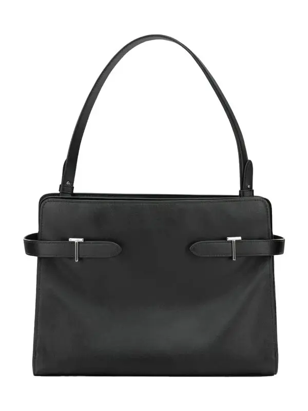 LE TANNEUR Emie Leather Shoulder Bag - Black