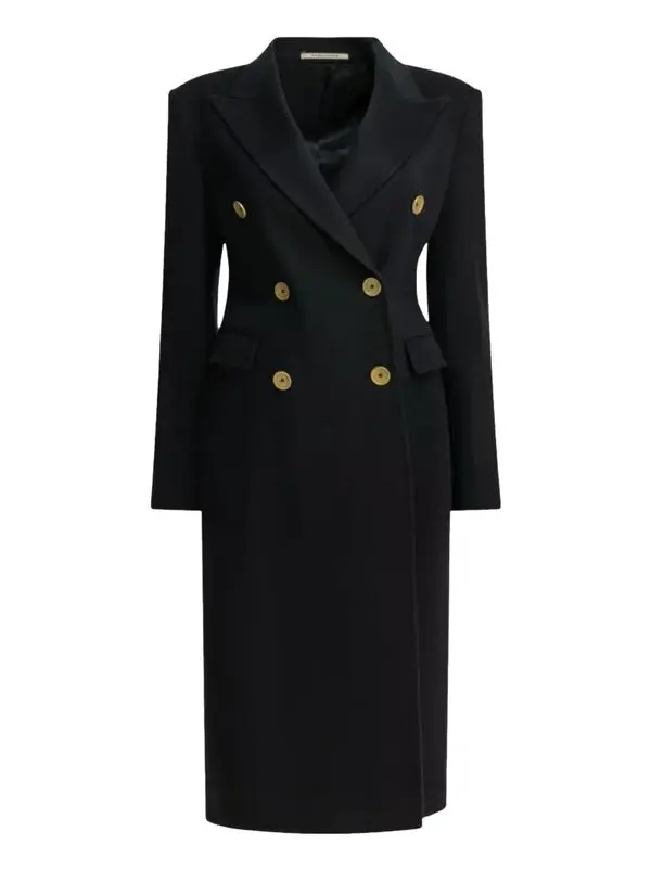 Tagliatore Cashmere Double-breasted Coat - Blue