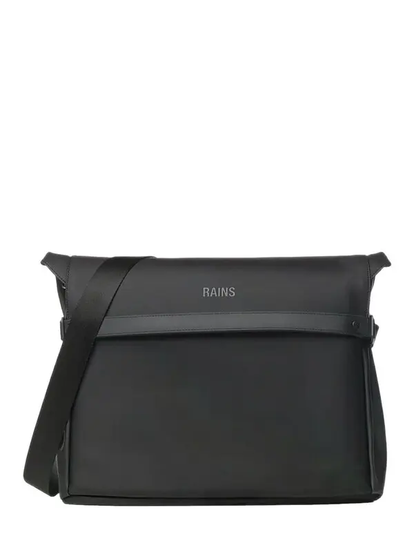 Rains Otg Foldover Laptop Bag - Black