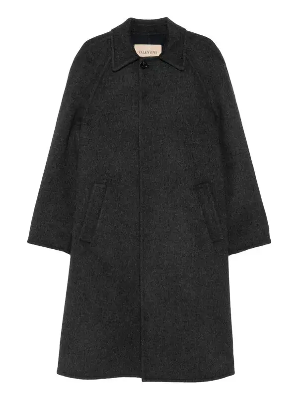 Valentino Garavani Single-breasted Coat - Grey
