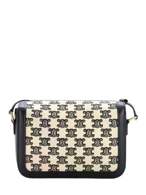 Celine Triomphe Shoulder Bag - Black