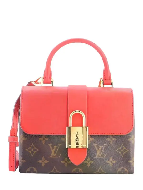 LOUIS VUITTON Monogram Canvas Bb Satchel - Red