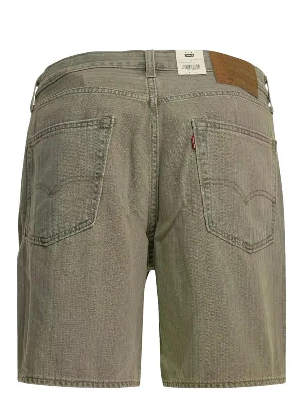 LEVI'S 468 Stay Loose Herringbone Denim Shorts - Grey