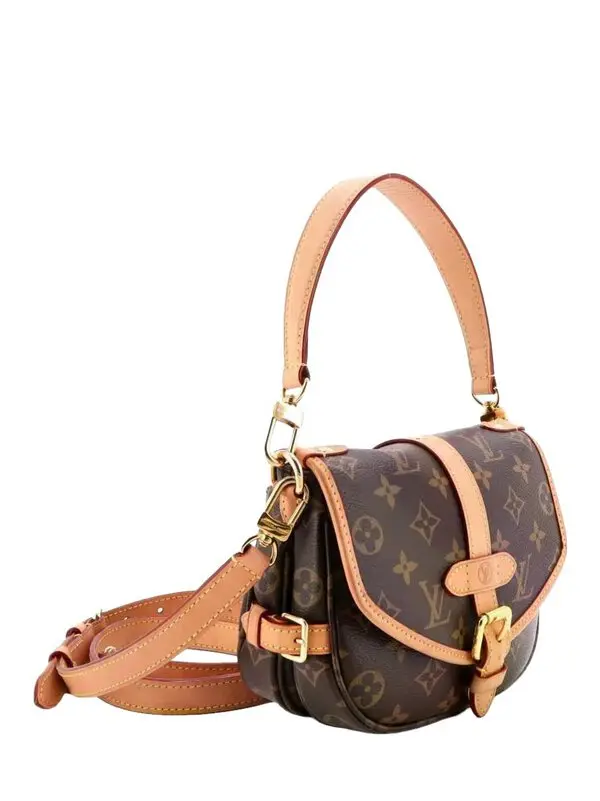 LOUIS VUITTON Monogram Saumur Bb Bag - Brown