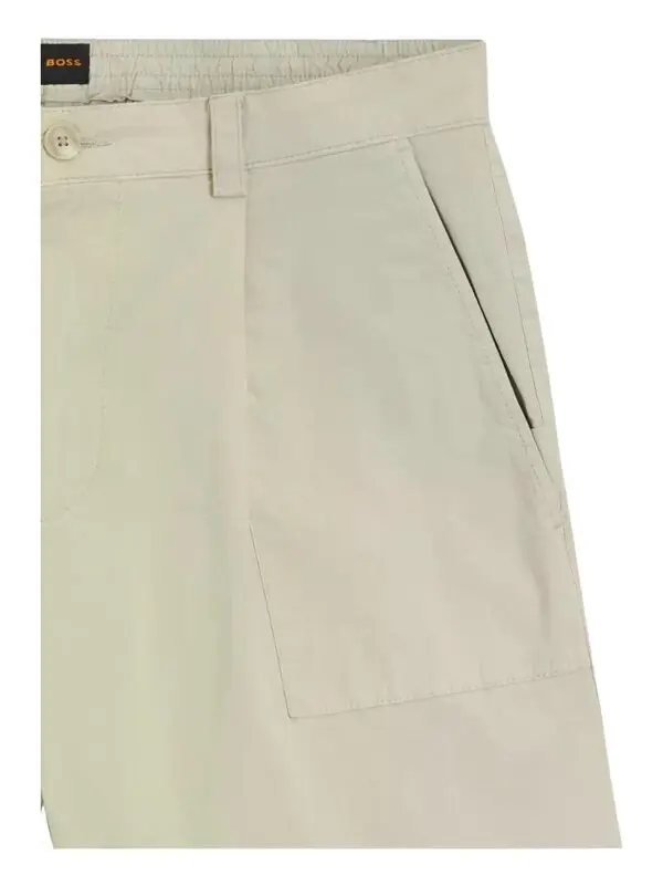 BOSS Pleated Chino Shorts - Neutrals